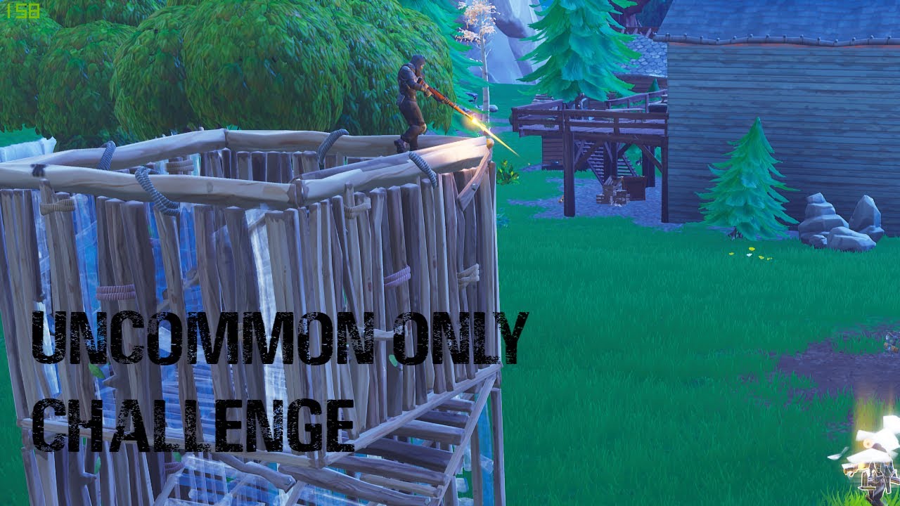 FortniteBR uncommon only challenge - YouTube