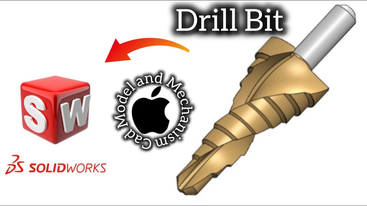 Drill bit in solidworks||solidworks tutorial drill bit||solidworks ...