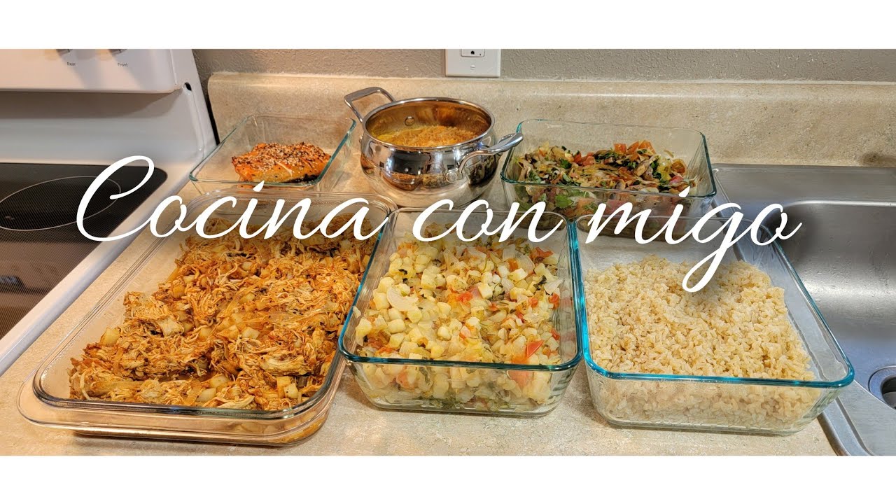 Acompáñame a cocinar 🥘 Un domingo con migo / Meal prep 🍲 Cocinando para ...