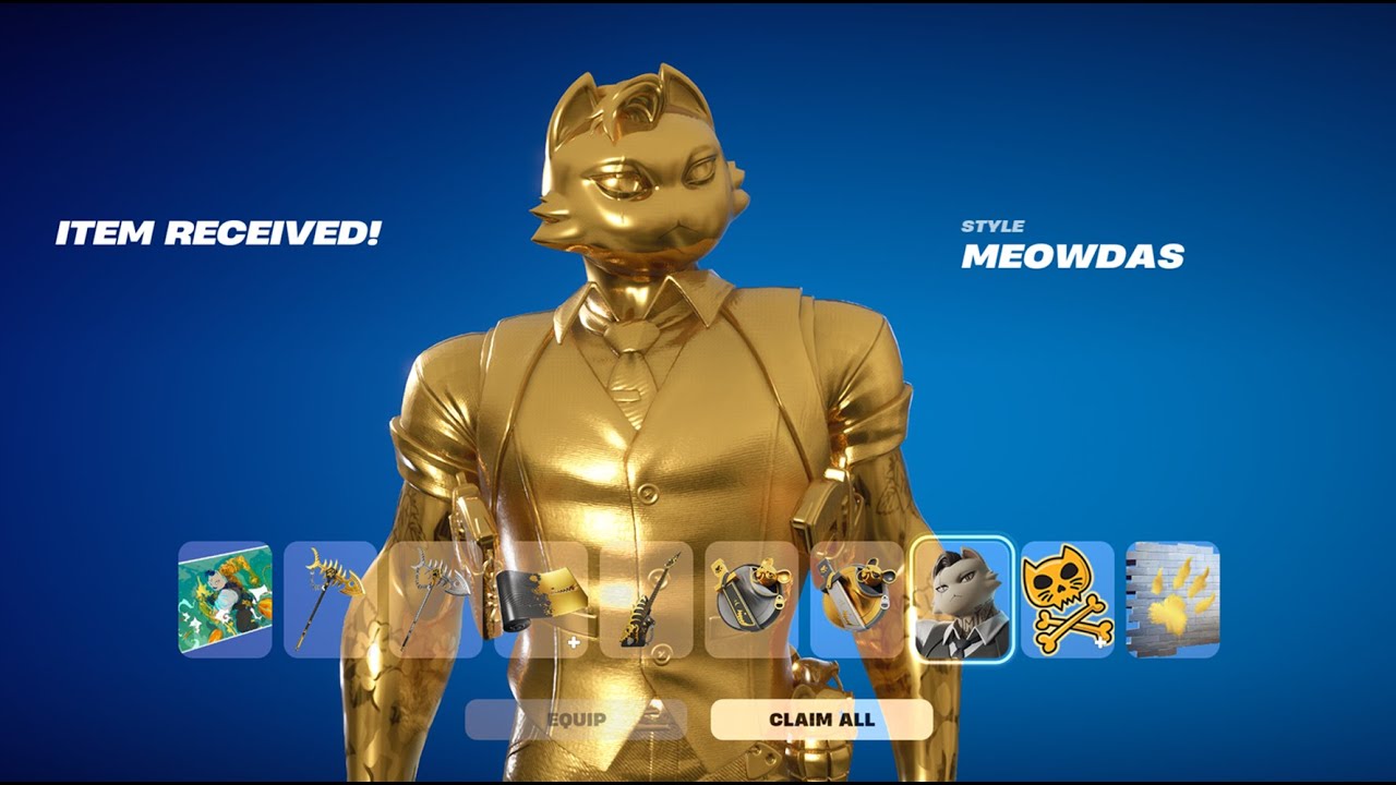 Fortnite | Battle Pass Reward Unlock | Page 6 | Meowdas Outfit | View ...