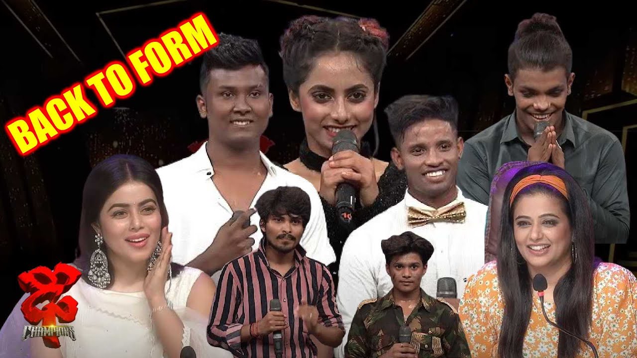 Dhee 12 Champions All Contestants Back To Form Good News For Dhee 12 ...