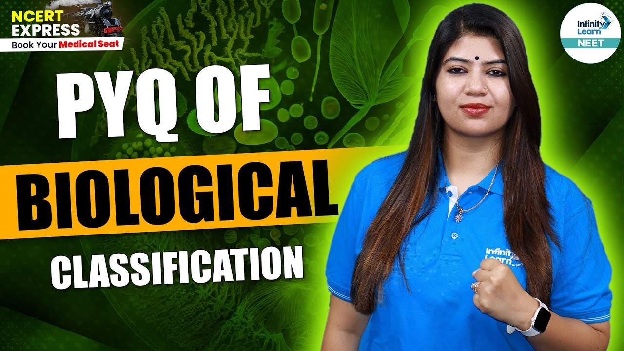 NEET 2025: Biological Classification PYQ with Solutions | Class 11 ...