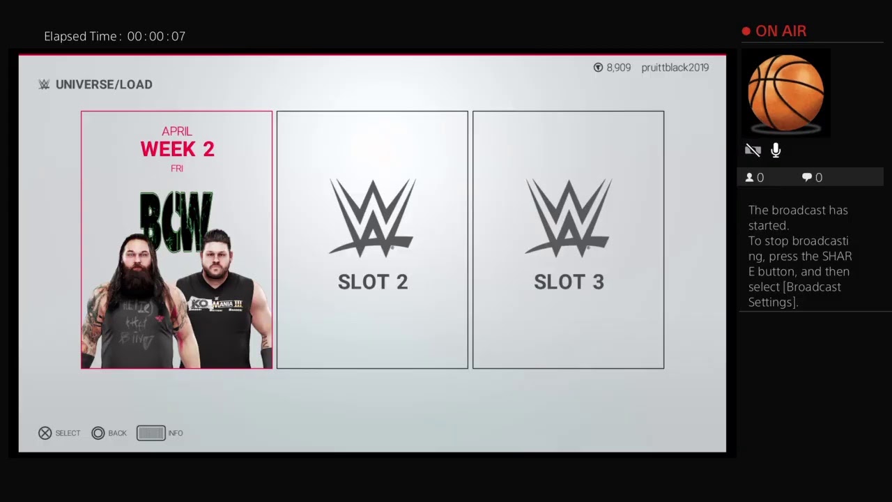 Wwe 2k 19 bcw a few matches - YouTube
