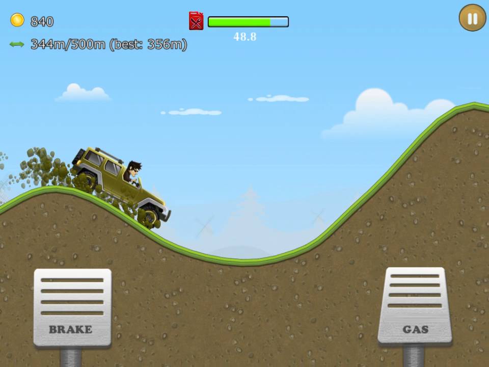 Обзор на игру up hill racing - YouTube