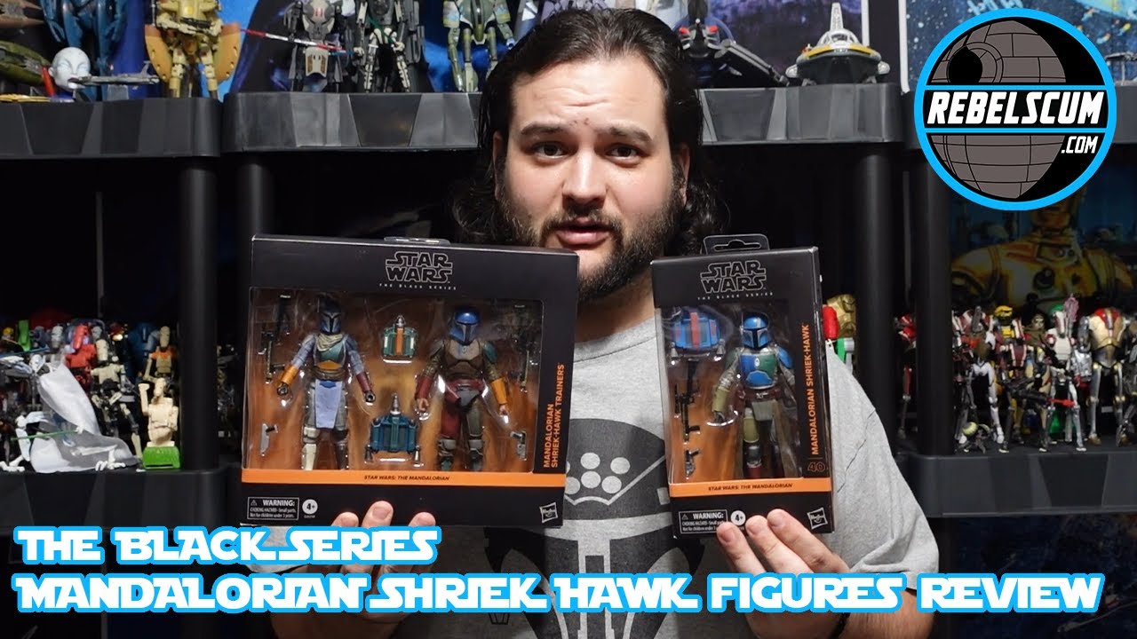 Star Wars The Black Series Mandalorian Shriek-Hawk and Shriek-Hawk ...