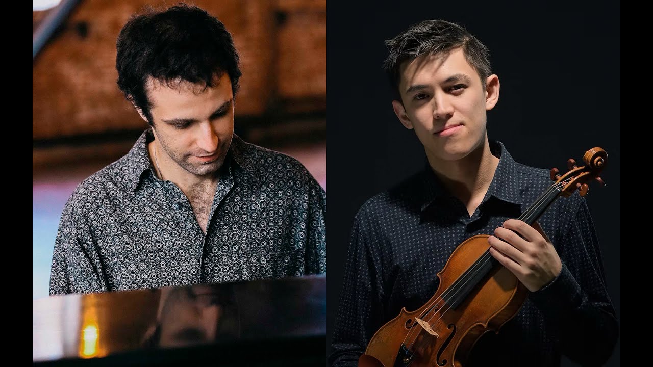 David Bernat, violin, and Elias Dagher, keyboard: Bach, Ravel, Schulhoff - YouTube