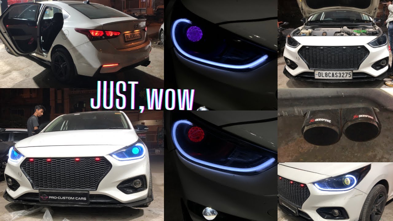 Hyundai Verna Exterior & Interior modified | Hyundai Verna Affordable ...