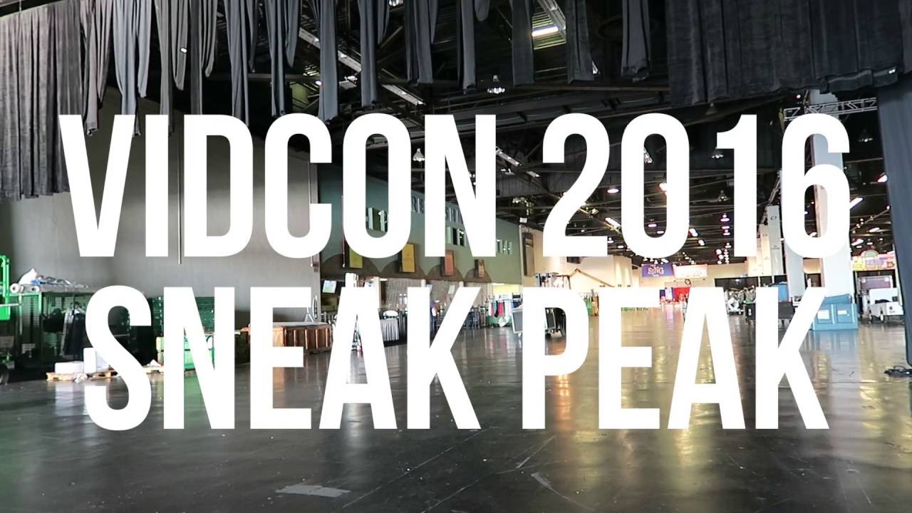 Vidcon 2016 Sneak Peak * Look Inside! - YouTube