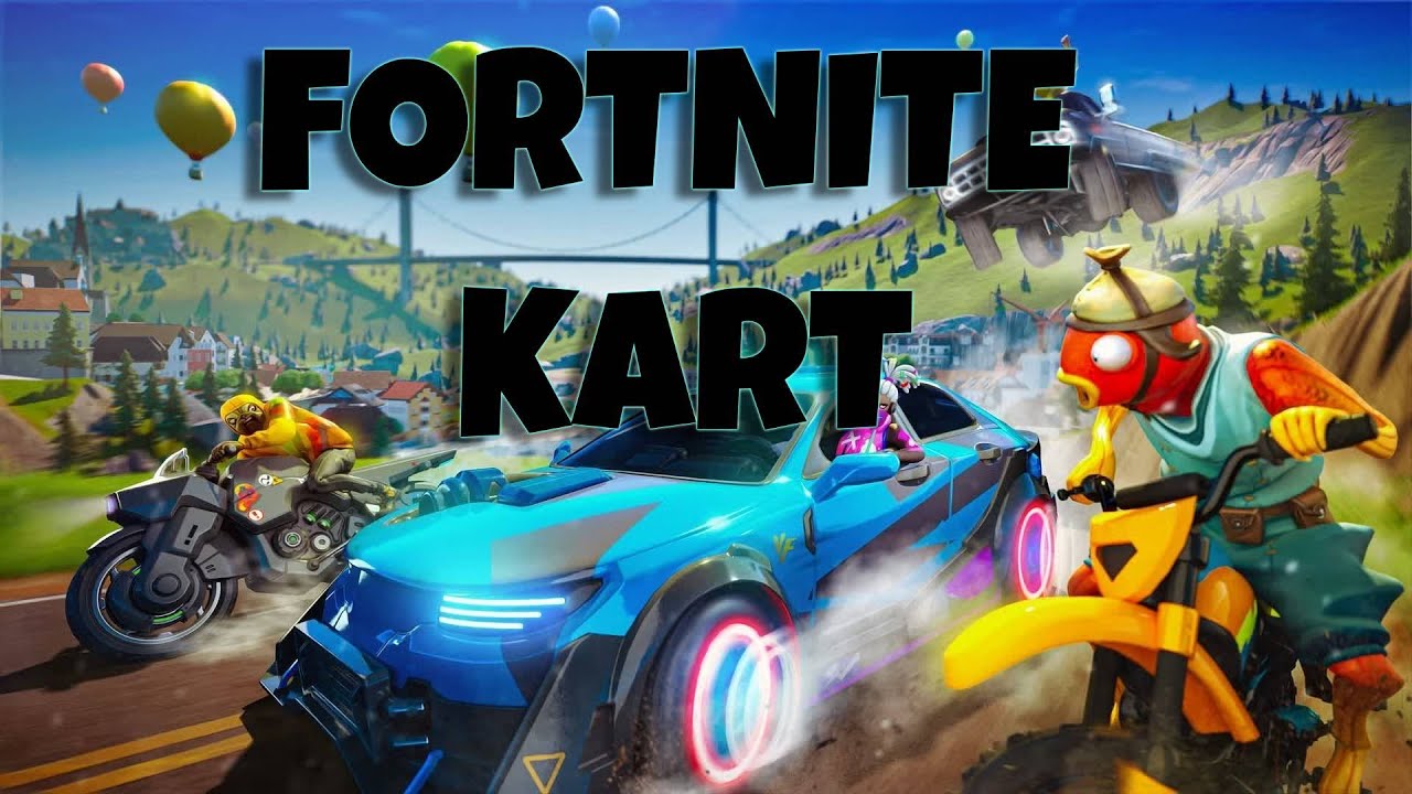 FORTNITE KART RACING WITH STREAM - YouTube