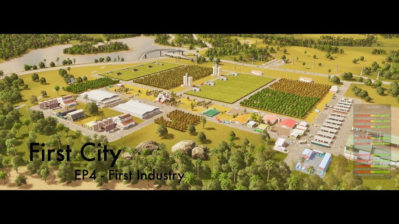 Cities Skylines - First City EP4 - What First Industry will "First City ...