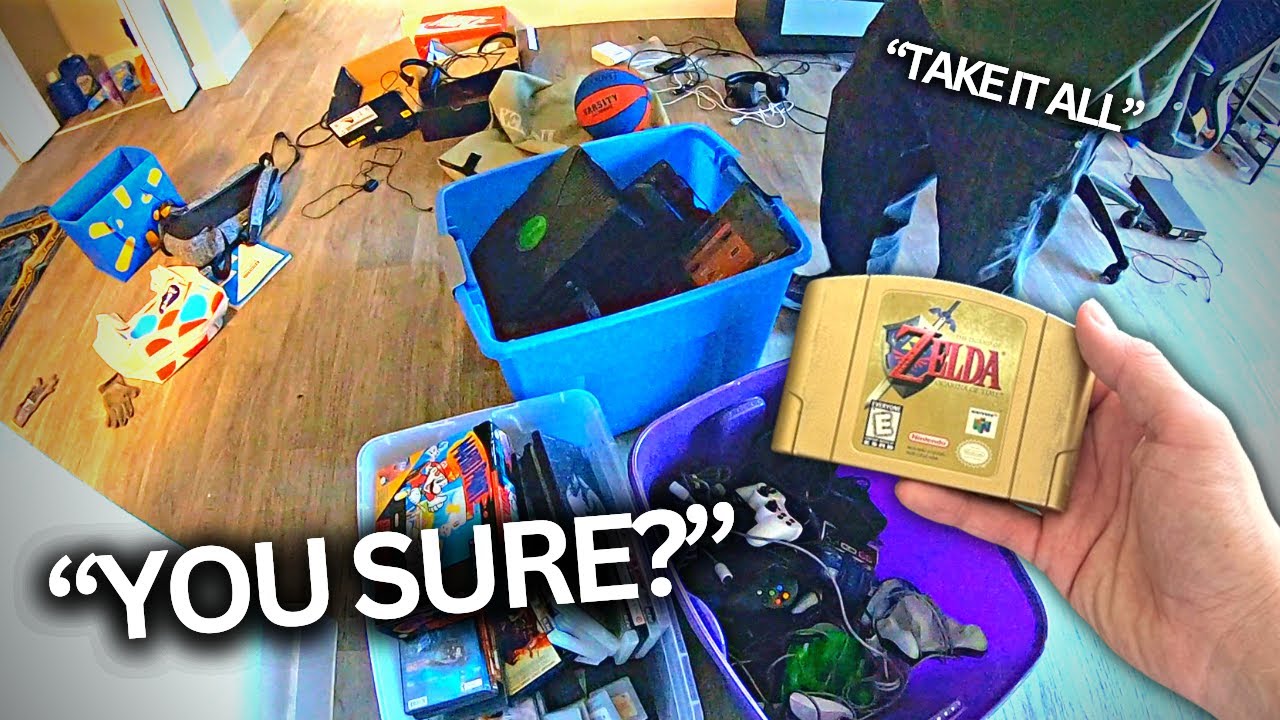 I paid $475 for this guy's video game collection - YouTube