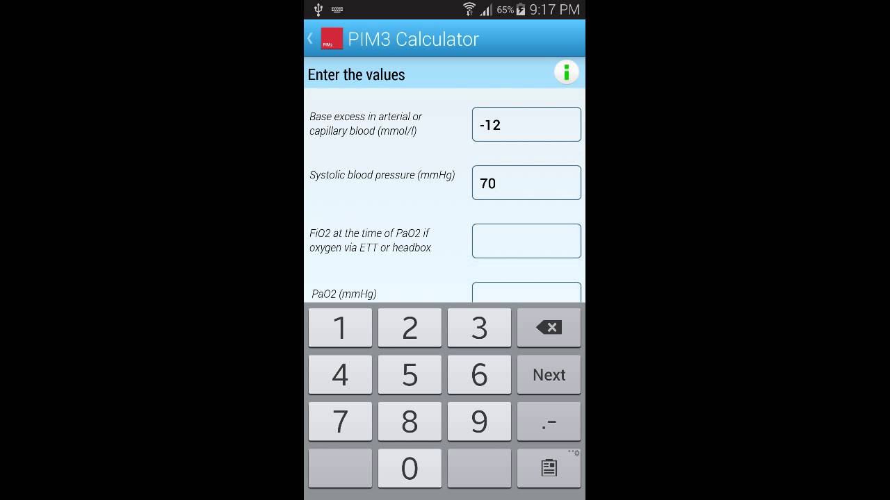 PIM3 Calculator Android Application - YouTube