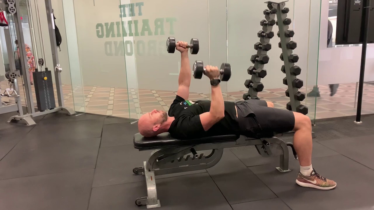 ALTERNATING DB PULLOVER & PRESS - YouTube