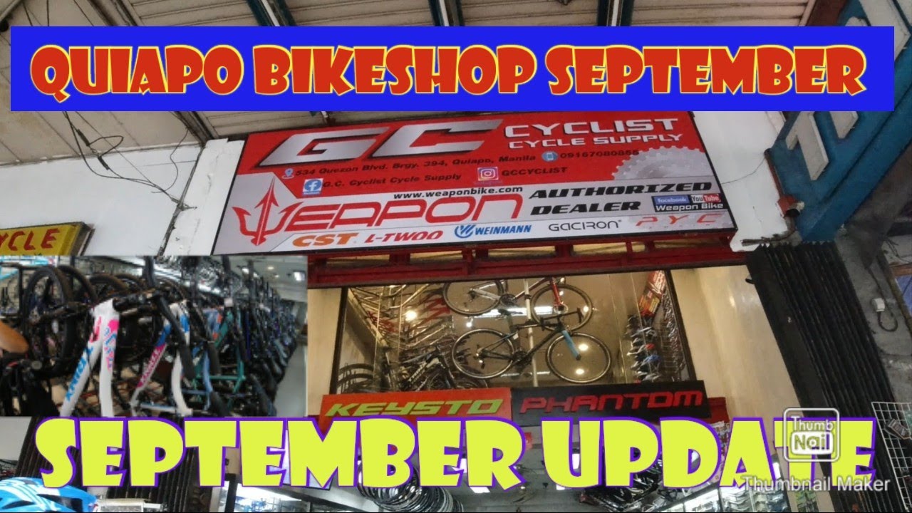 QUIAPO BIKESHOP UPDATE ROADBIKE'S, MTB,GRAVEL BIKE FOLDING BIKES,BIKE ...