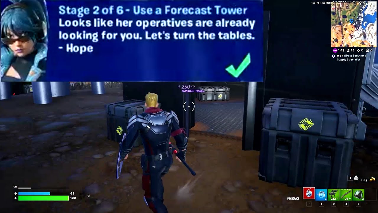 Use a Forecast Tower Fortnite - YouTube