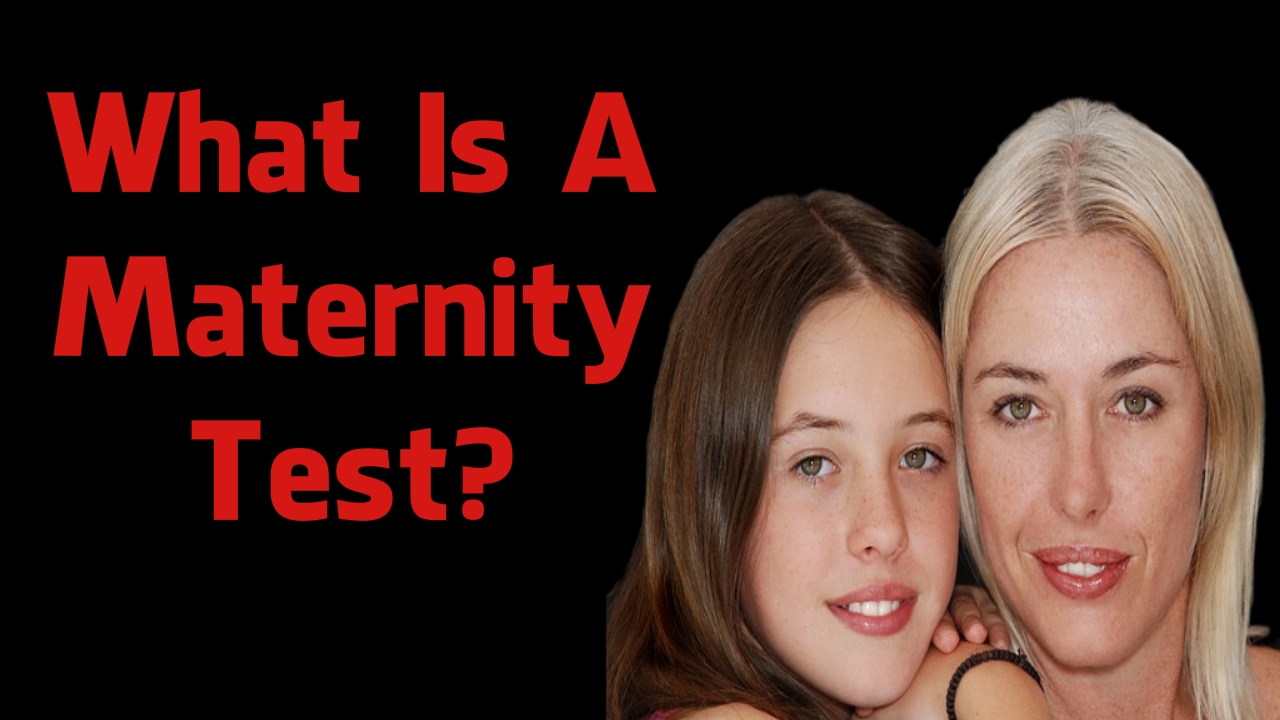 What is a Maternity Test? DNA Testing - YouTube