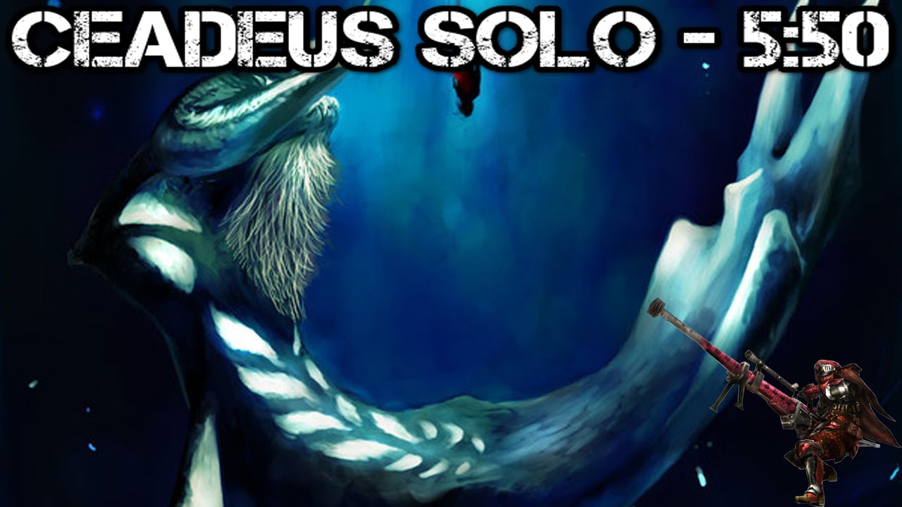 【MH3U】Ceadeus︱Solo︱5:50︱HBG︱Heroics - YouTube