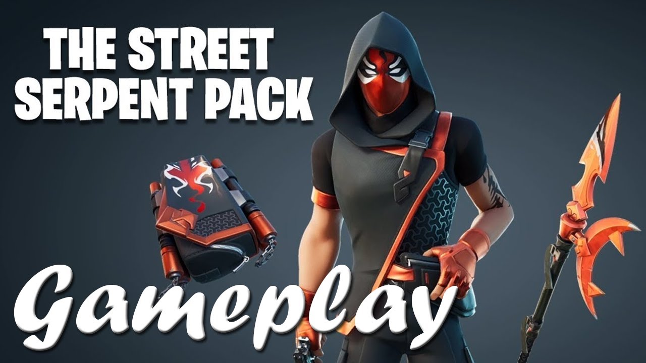 The Street Serpent Pack Gameplay Demo - Fortnite - YouTube