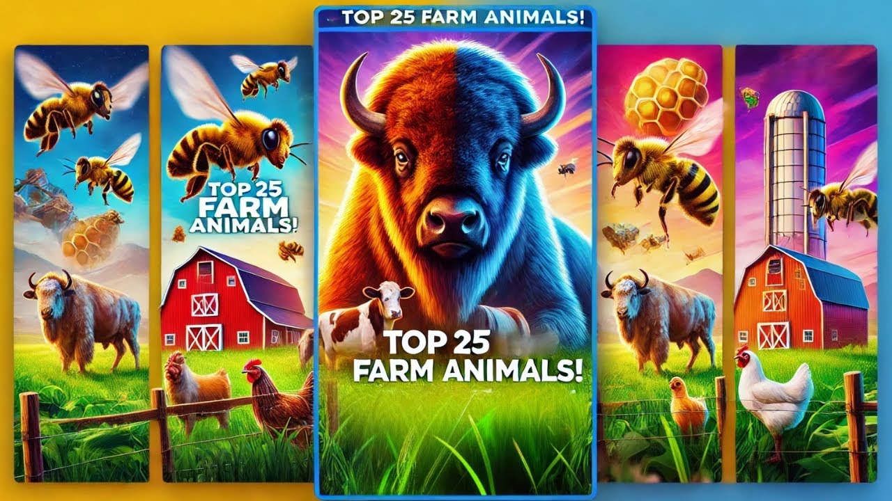 Top 25 Farm Animals Keeping U.S. Farms Thriving!🐄 🌾🐐 - YouTube