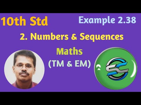 10th Std Mathematics Chapter 2 Numbers & Sequences எண்களும் ...