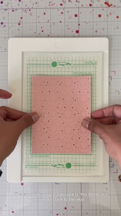 Waffle Flower Crafts Grip Mat V2 #cardmakinghacks #diy #cardmaking #papercrafts - YouTube