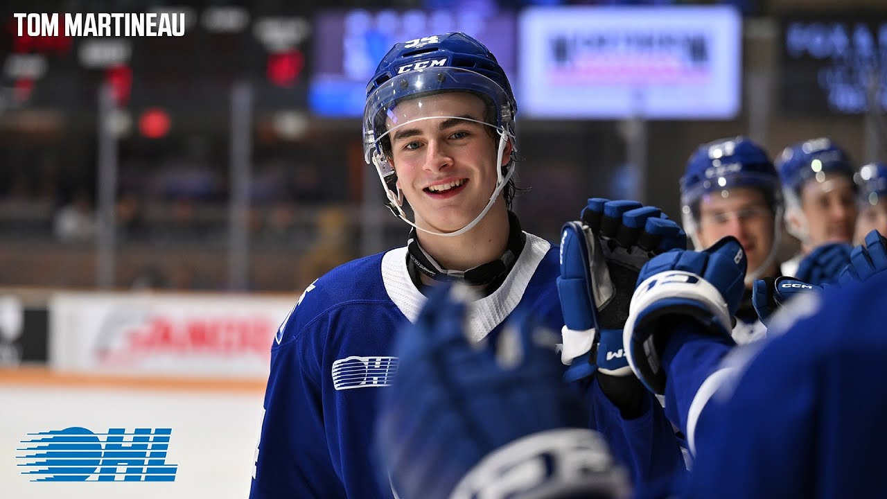 Porter Martone with his second-career hat-trick! - YouTube