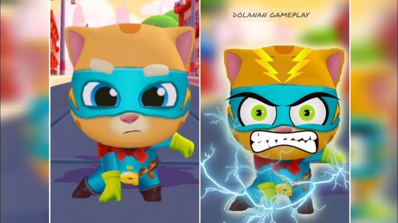 Talking Tom Hero Dash, Talking Tom and Friends, Hero Ginger Part 2 ...