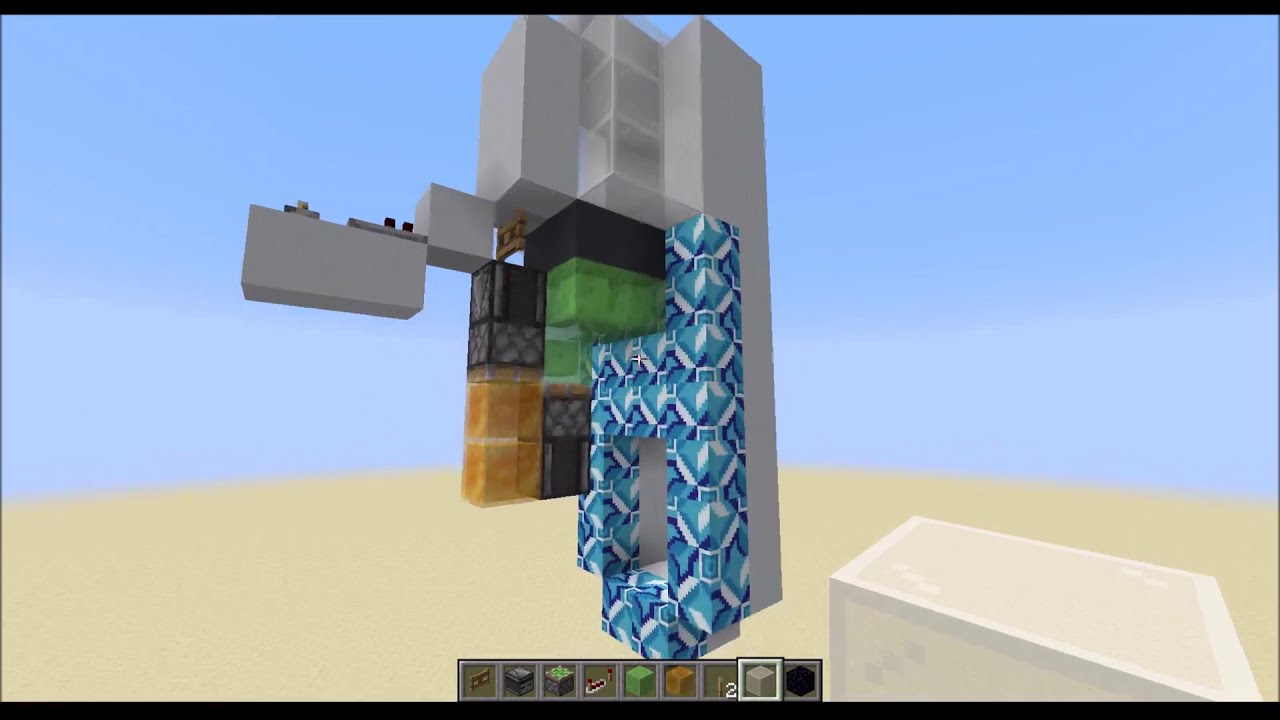 Minecraft flying elevator tutorial [Dansk] - YouTube