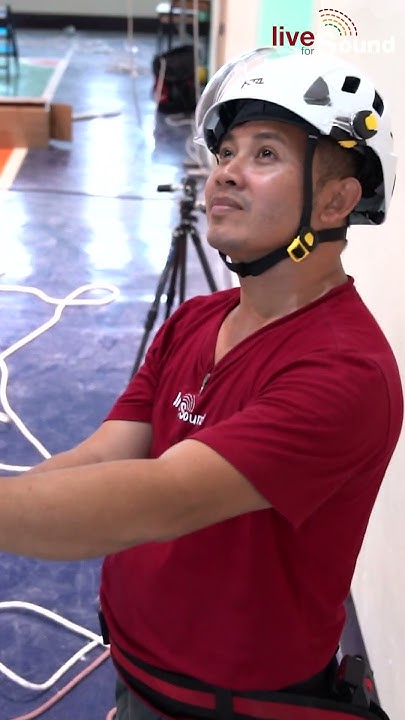 การติดตั้งลำโพงแบบ Line Array - YouTube