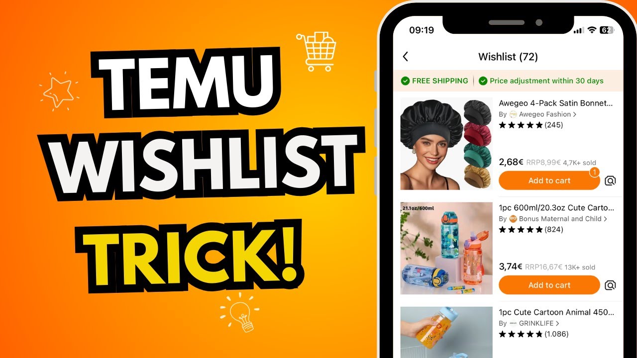 How to Add Items to Temu Wishlist (Super Easy & Useful!) - YouTube