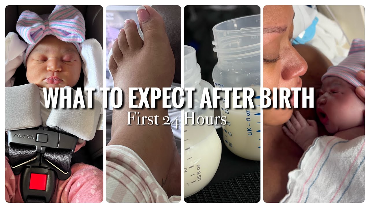 NEWBORNS FIRST 24 HOURS OF LIFE | 1st Night In Hospital After Giving ...