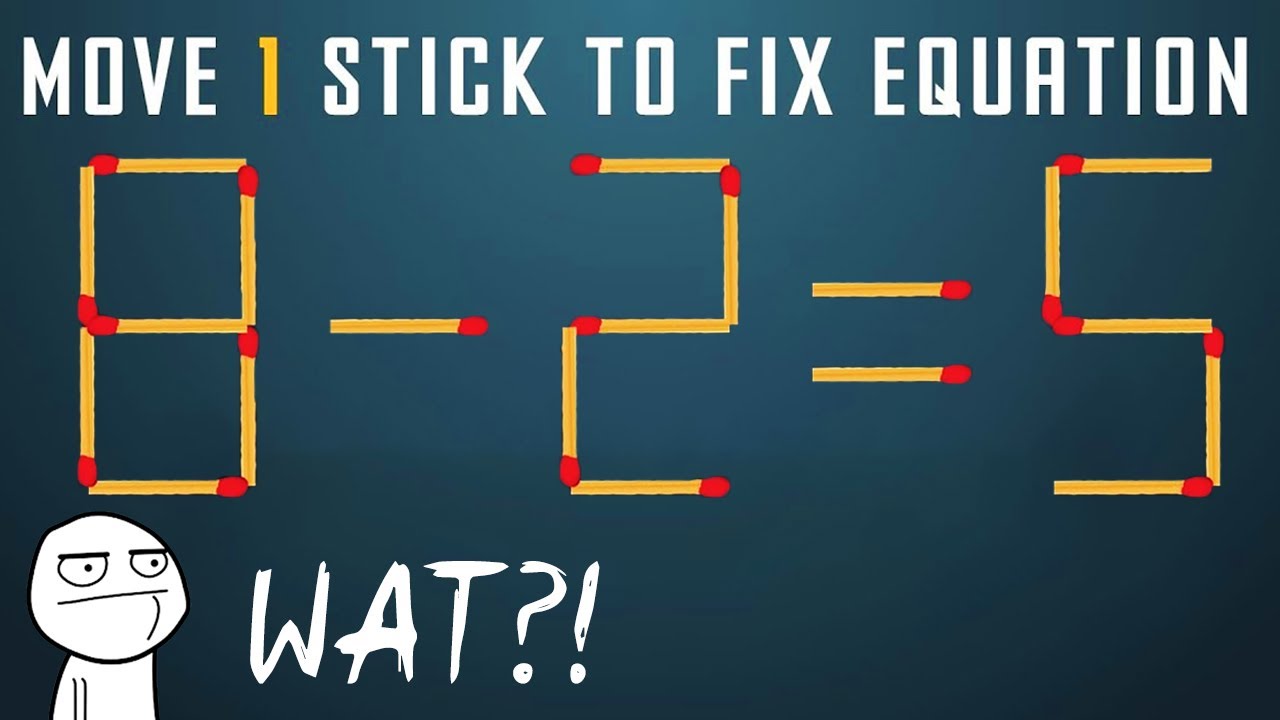 Unleash Your Mind with This Mind Bending Matchstick Math Puzzle! 🧠🔥 ...
