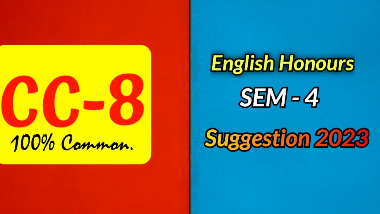 4th Semester English Honours CC 8 Suggestion 2023 Calcutta 4th-semester-english-honours-cc-8-suggestion-2023-calcutta