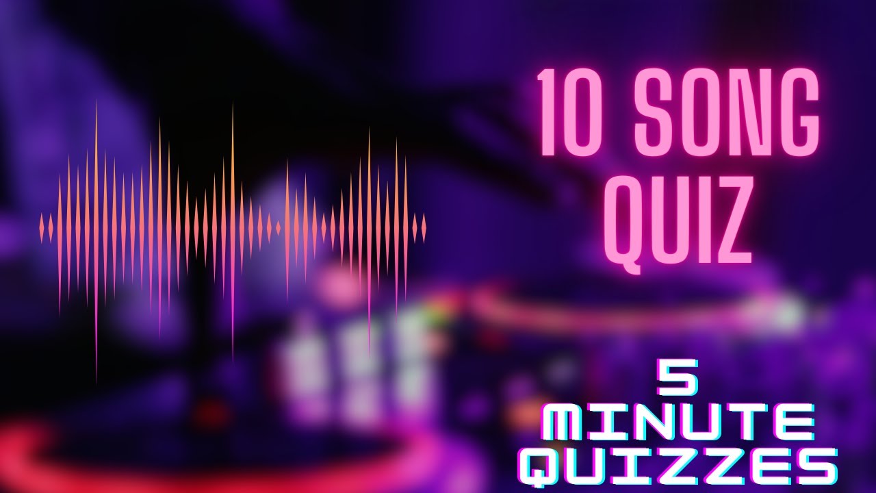 10 Song Music Quiz - YouTube