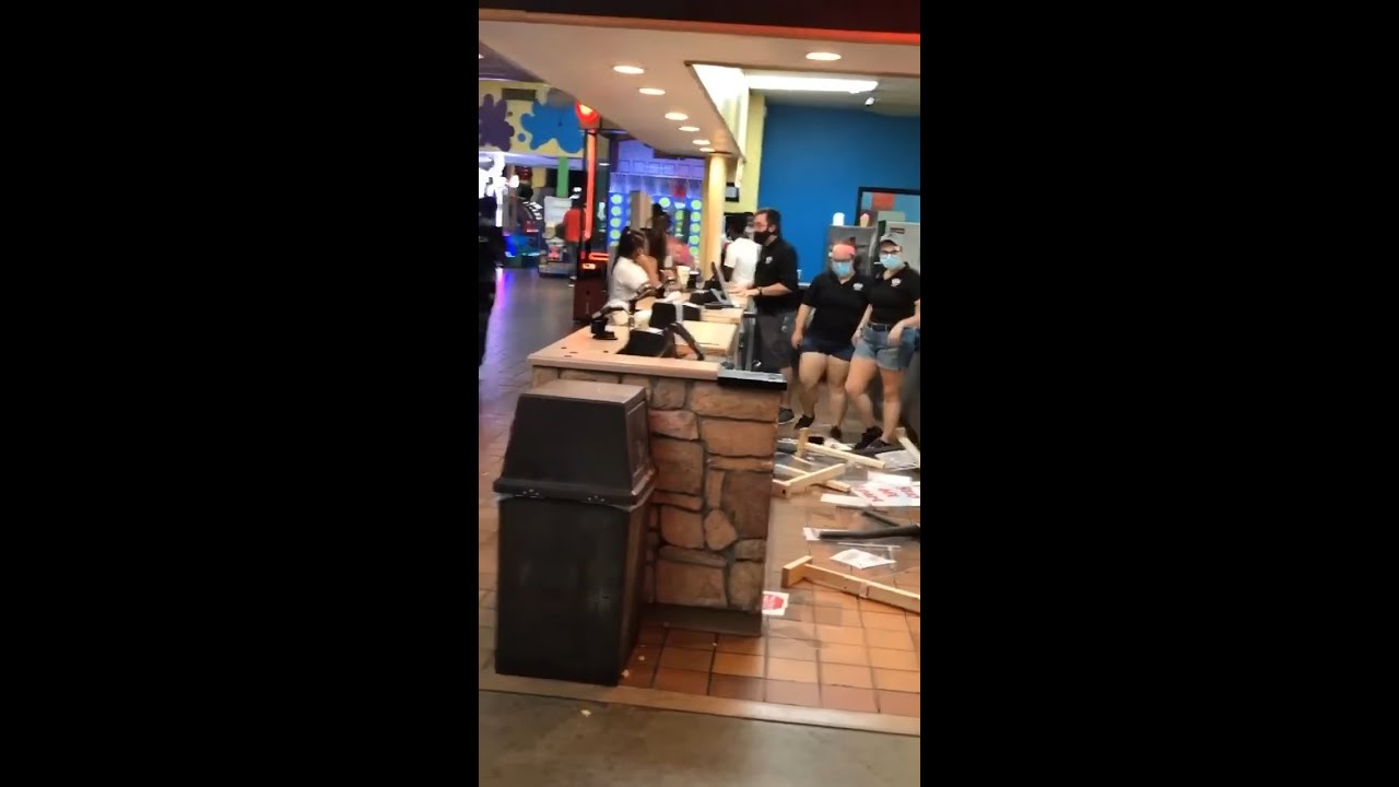 Karens get violent and rage over fast food and throw furniture. - YouTube