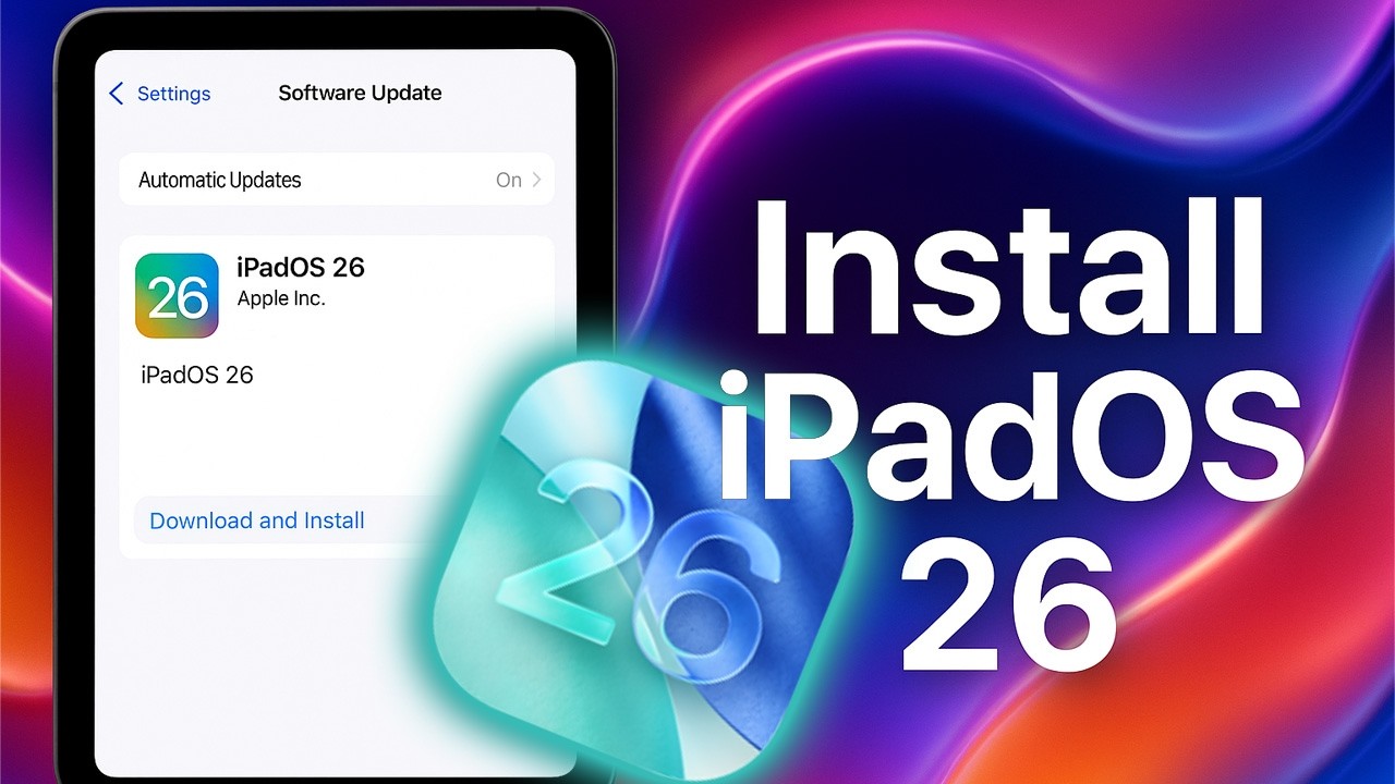 How To Install iPadOS 26 – How To Update iPad To iPadOS 26 Tutorial ...