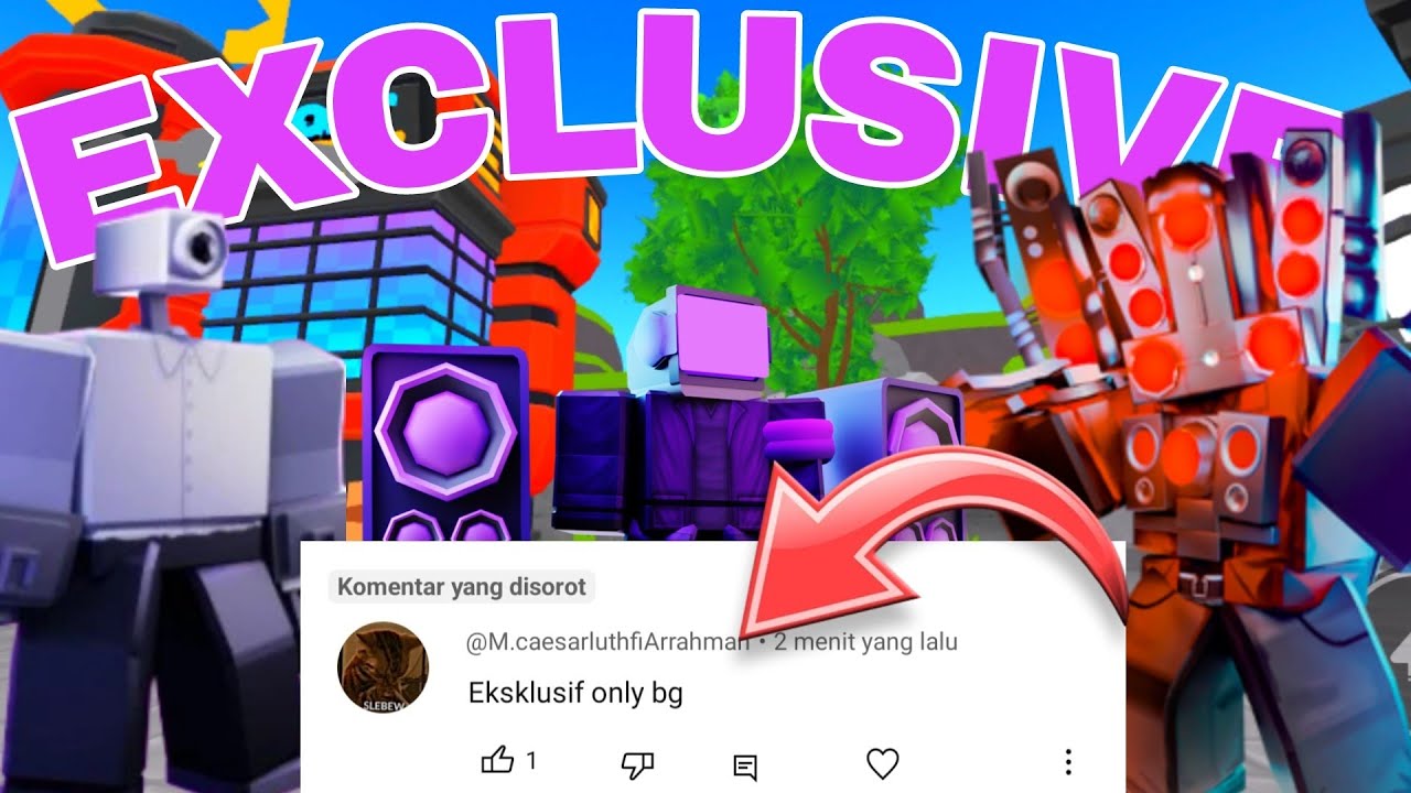 CHALLENGE EXCLUSIVE UNIT ONLY IN TOILET TOWER DEFENSE#roblox #ttd # ...
