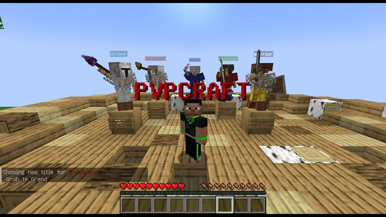video presentation du serveur PVPCRAFT/minecraft/serveur pvpcraft - YouTube
