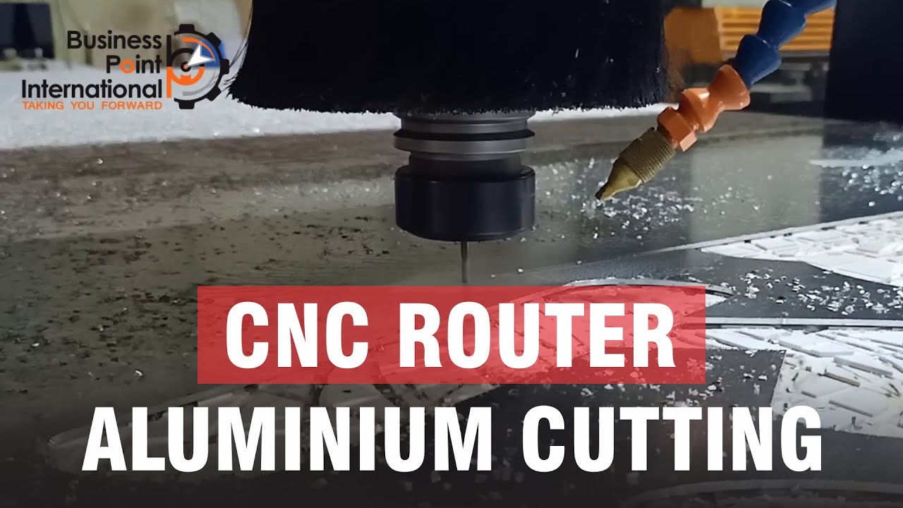 Aluminium Cutting with CNC Router - BPI - YouTube