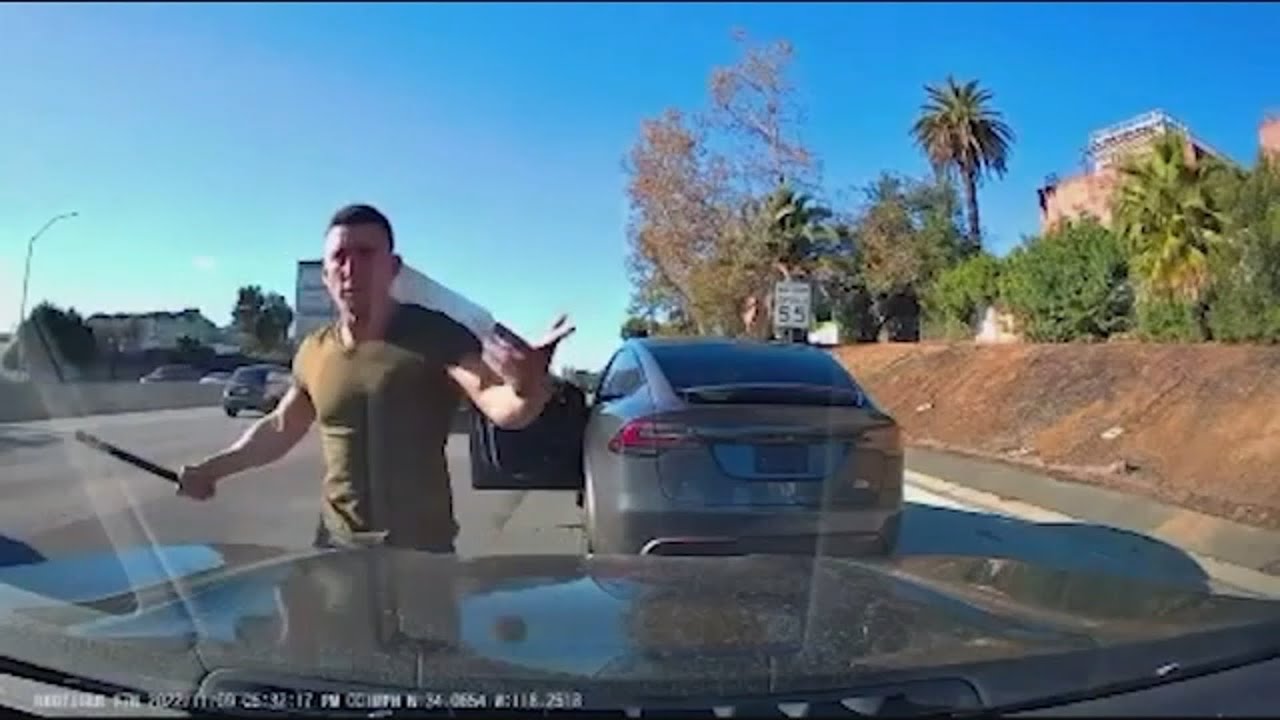 Tesla driver sentenced in SoCal road-rage attacks released early from ...