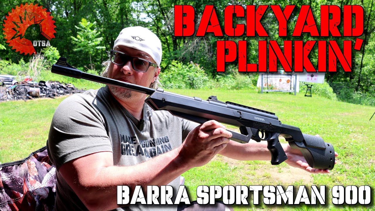 Barra Sportsman 900 Air Rifle - Backyard Plinkin' - YouTube
