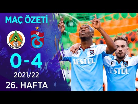 Aytemiz Alanyaspor 0-4 Trabzonspor MAÇ ÖZETİ | 26. Hafta - 2021/22