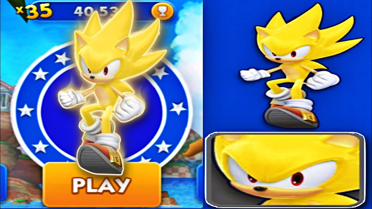 Sonic Dash Super Sonic Event Coming Soon - Movie Super Sonic Gameplay ...