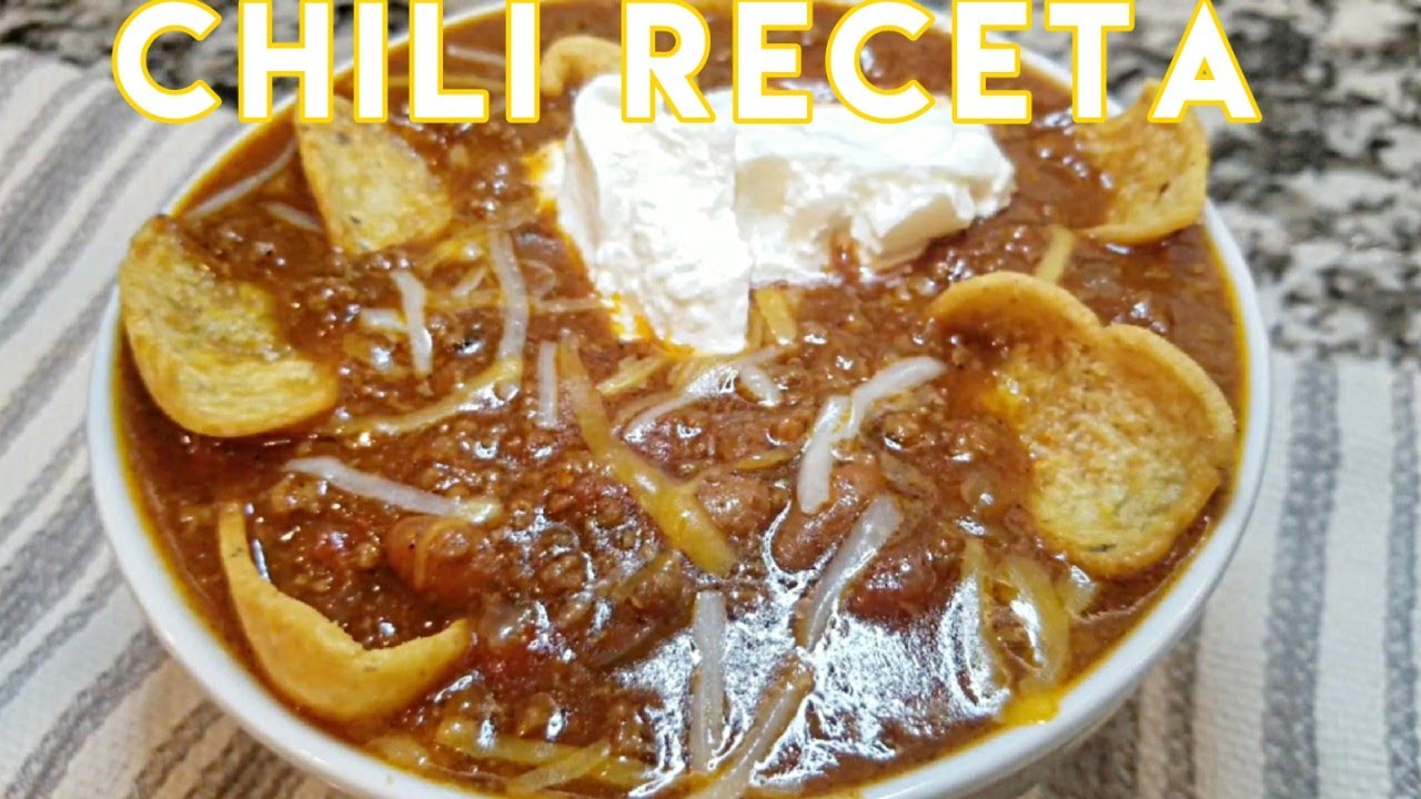 Como hacer chili paso a paso | Facil de hacer chili con carne | chili ...
