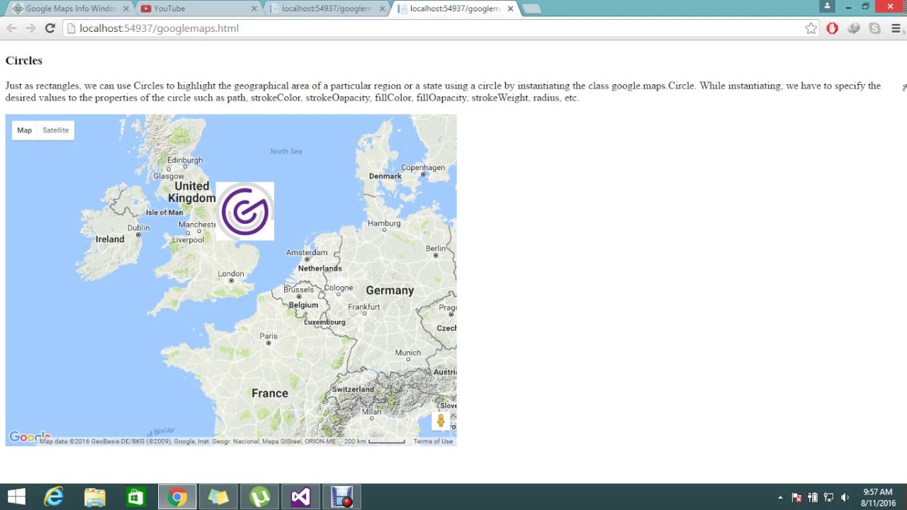 Google Maps - Info Window - YouTube