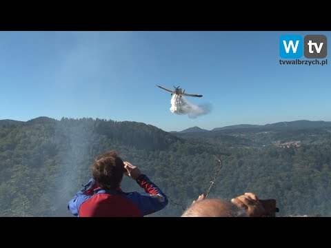 Telewizja Wałbrzych - Pożar lasu