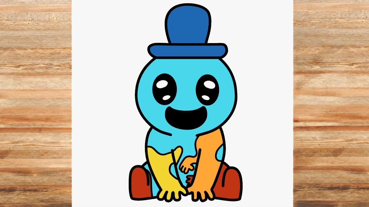 Como dibujar a Doey the Doughman baby de Poppy Playtime chapter 4 ...