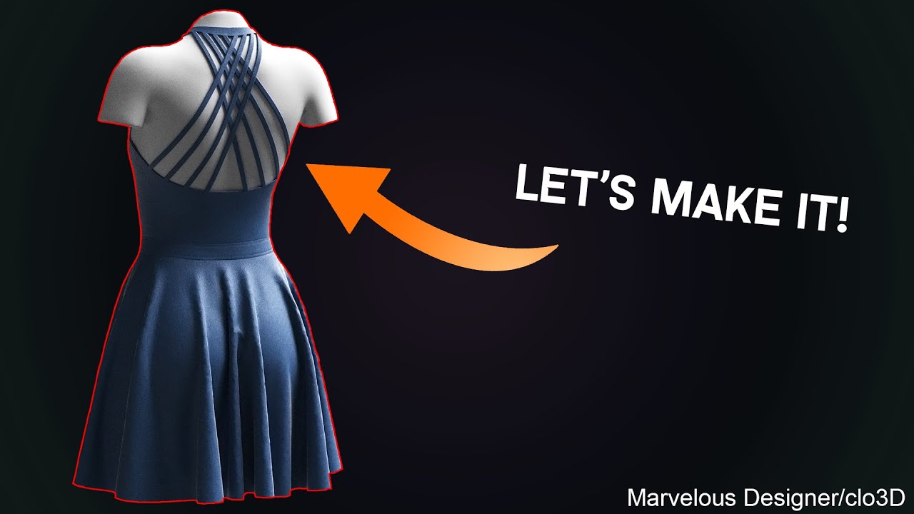 How to Create Straps in CLO3D - YouTube