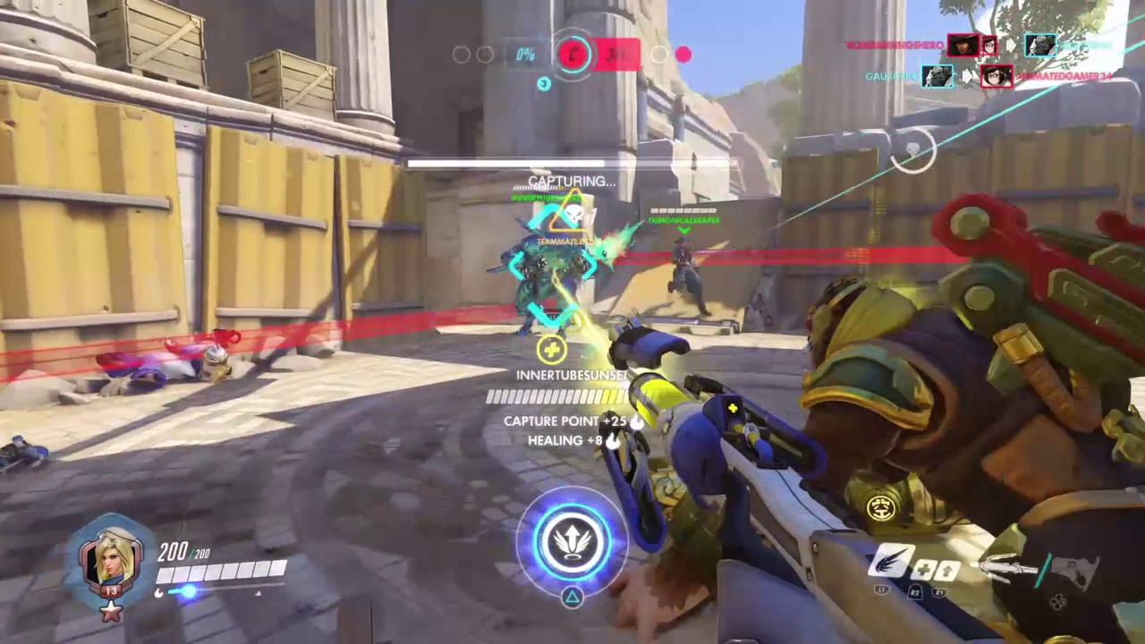 Overwatch - A High Mobility Mercy Game - YouTube