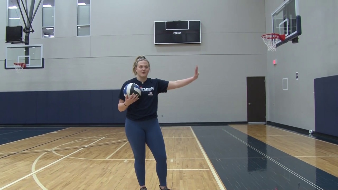At Home Volleyball Drills - YouTube